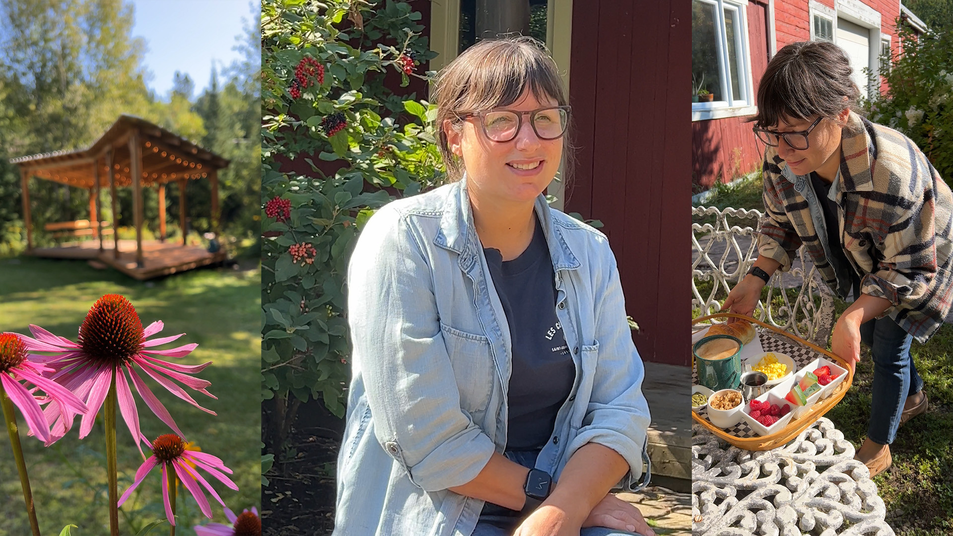 Les conifères, le gîte et café dans les Laurentides de Catherine Simard ...