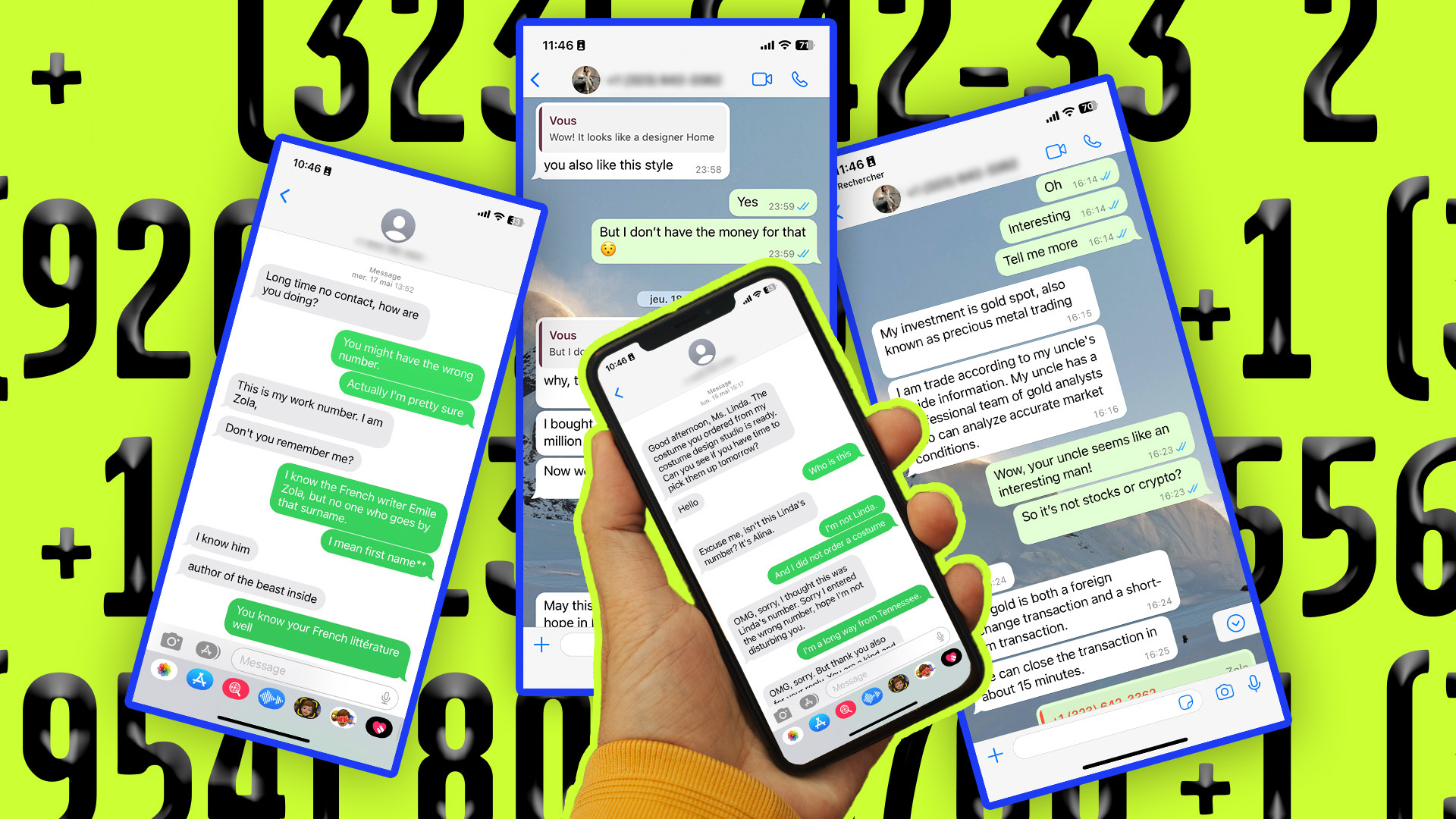 J’ai répondu à ces messages textes louches que nous recevons tous ...