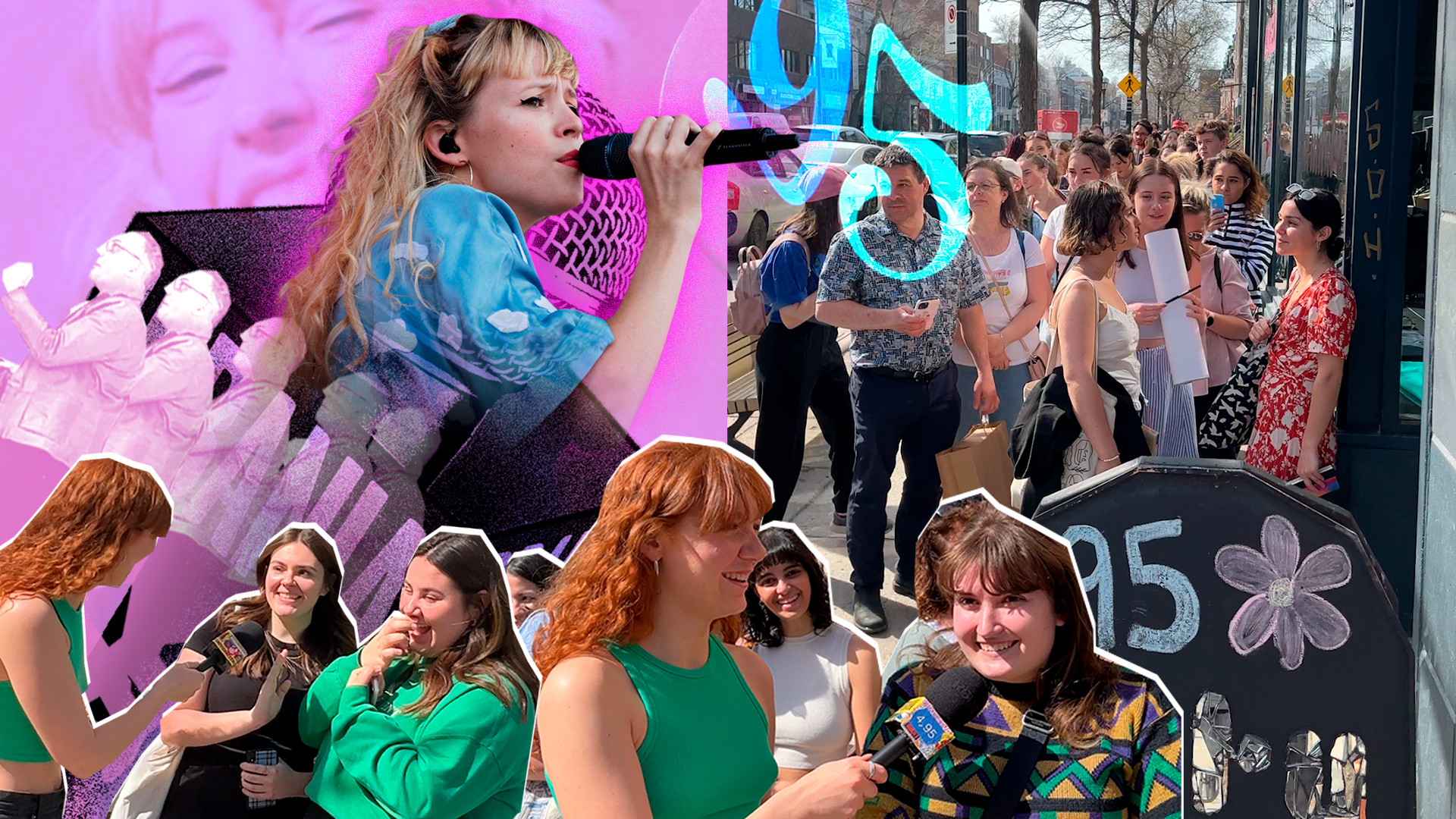 Vox Pop : Angèle accueillie à Montréal par ses nombreuses groupies ...