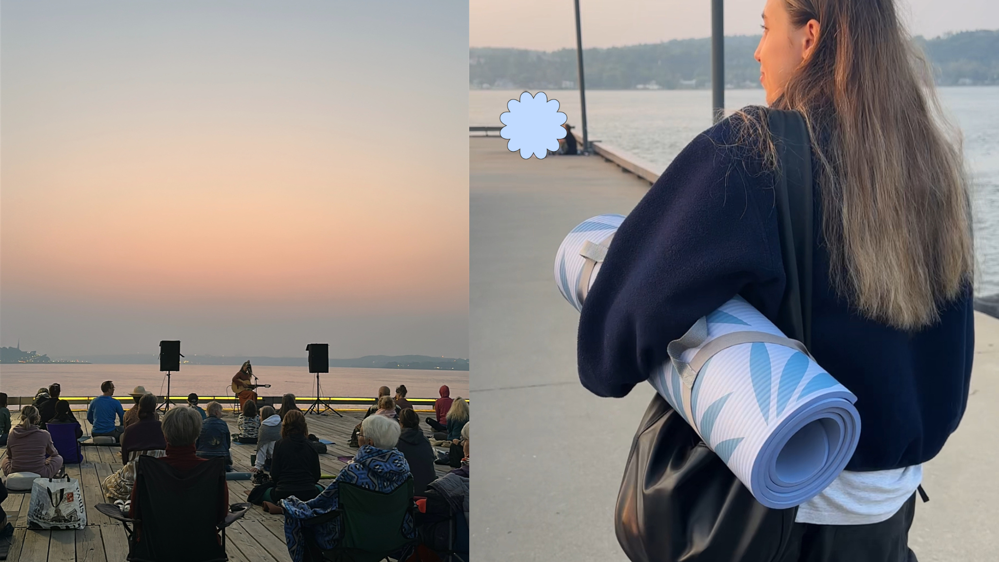Éva teste la méditation au lever du soleil | Dehors
